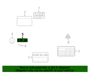 Genuine Label for 2015-2025 Hyundai | Part# 25388-B1000 | Hyundai OEM ...