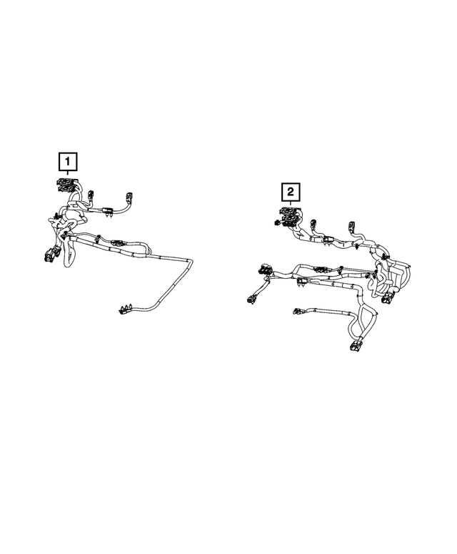 2025 Ram 1500 Rear Seat Wiring 68600901AB | Mopar eStore