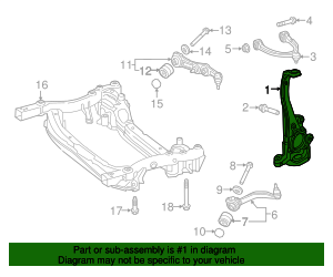 213-332-51-00 - Knuckle 2017-2020 Mercedes-Benz | Mercedes-Benz USA Parts