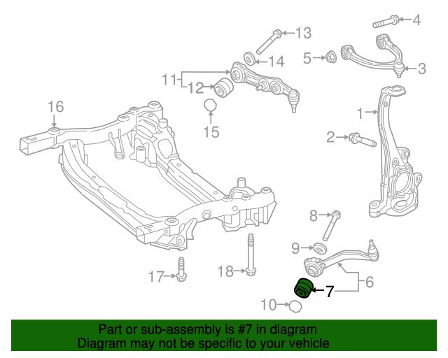 213-333-08-00 - Bushing 2017-2023 Mercedes-Benz | Mercedes-Benz USA Parts