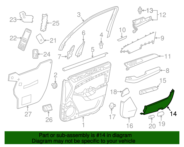 166-720-01-58-9051 - Pocket 2012-2015 Mercedes-Benz | Mercedes-Benz USA ...