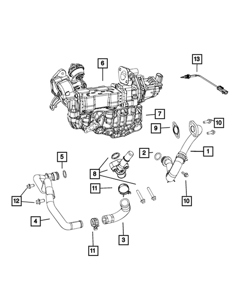 EGR Cooling System for 2016 Ram 1500 | Mopar eStore
