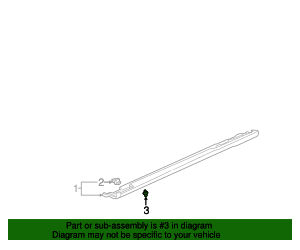 1994-2001 Acura Integra Rocker Molding Clip 90688-SB0-013 | Acura Parts Now