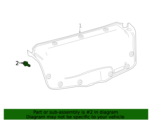 2017-2024 Toyota Wheelhouse Liner Clip 90467-08186-C3 | Toyota Parts Center