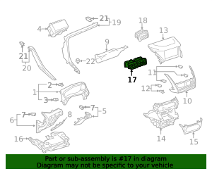 2018-2023 Mitsubishi Eclipse Cross Air Outlet 8030A347XA | Mitsubishi ...