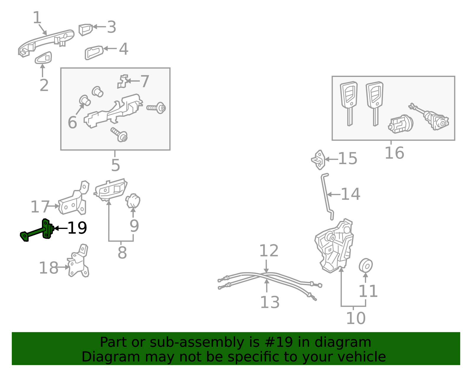68610-02340 - 2019-2024 Toyota - Door Check | Discount Parts Monster