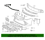 53395-06070 - Front Weather-Strip - 2018-2020 Toyota Camry | Sparks Parts