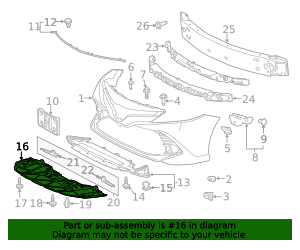 2018-2021 Toyota Camry Under Cover 51441-06290 | OEM Parts Online