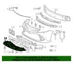 2018-2020 Toyota Camry Under Cover 51441-06290 | Toyota Parts Center