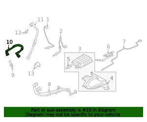 2021-2024 Ford PCV Hose ML3Z-6A664-E | Blue Springs Ford Parts