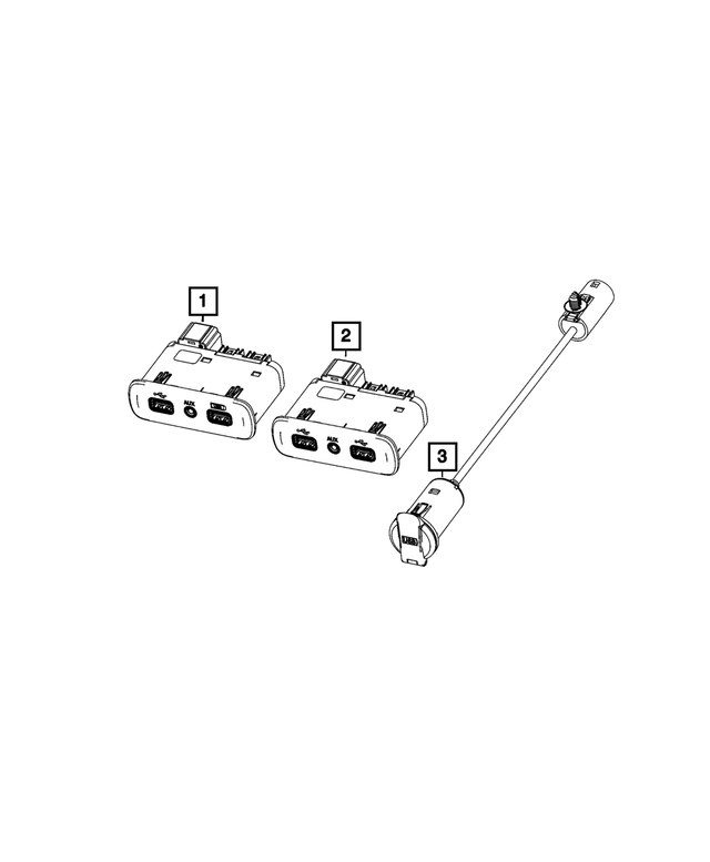2023 Ram 1500 Classic Hub Media Center 68577212AA | Mopar eStore