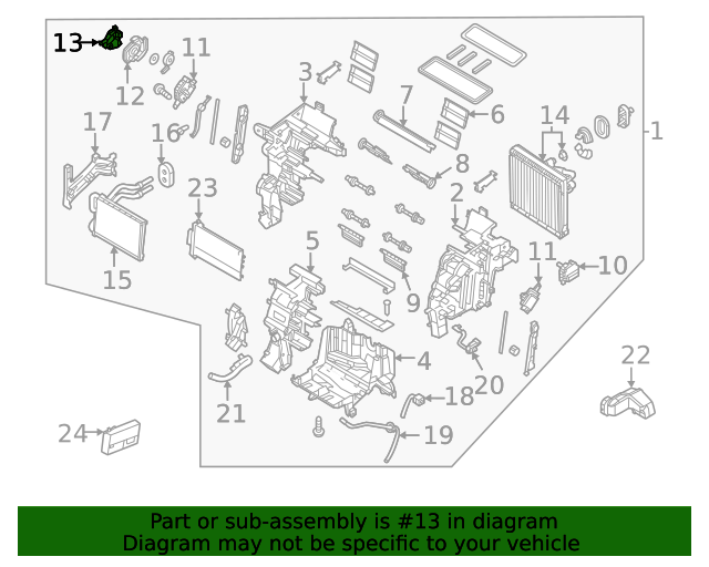 2021-2023 Hyundai Elantra Actuator 97154-AA000 | OEM Parts Online