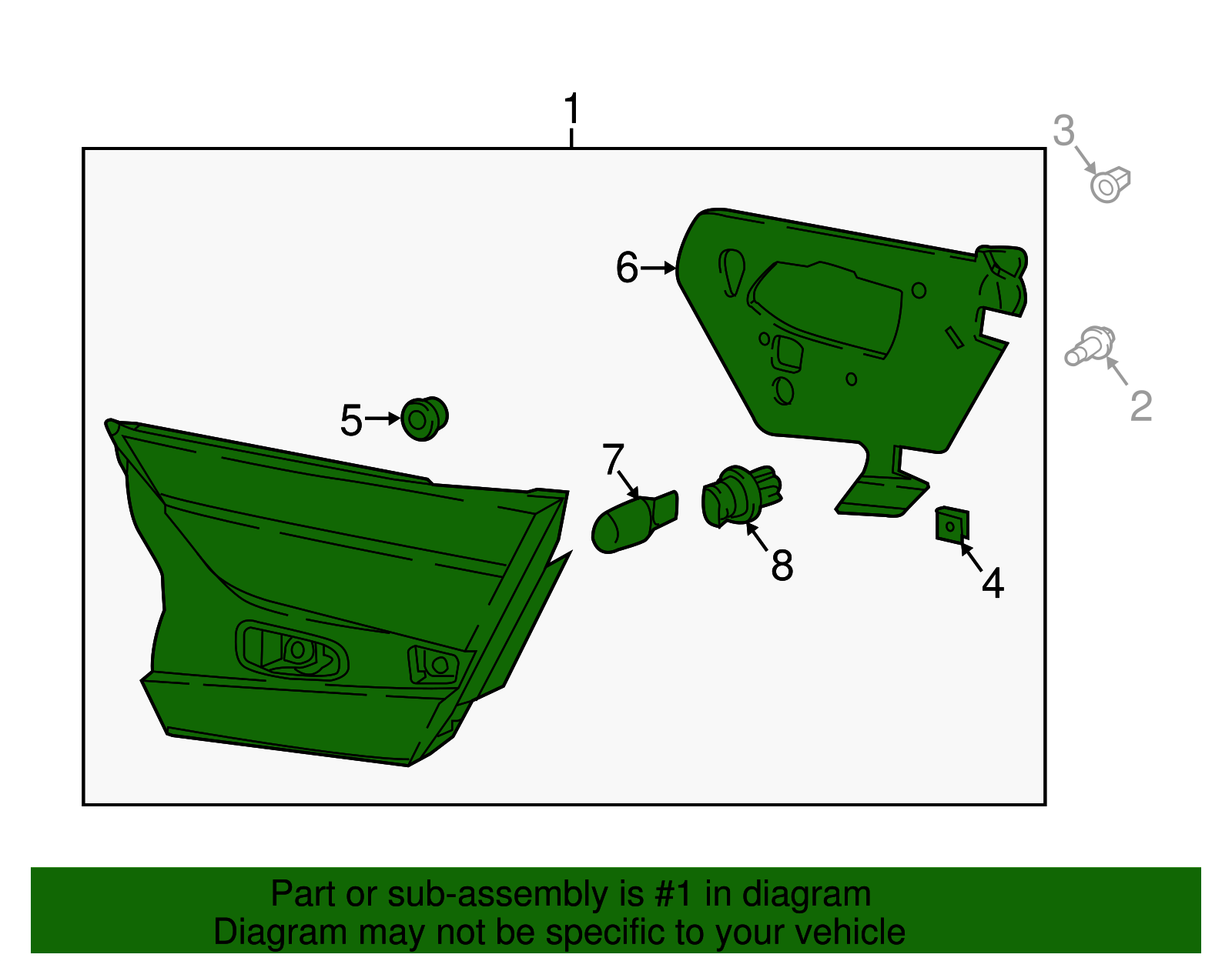 34150-TVA-A01 - Backup Lamp Assembly 2018-2022 Honda Accord | Honda ...