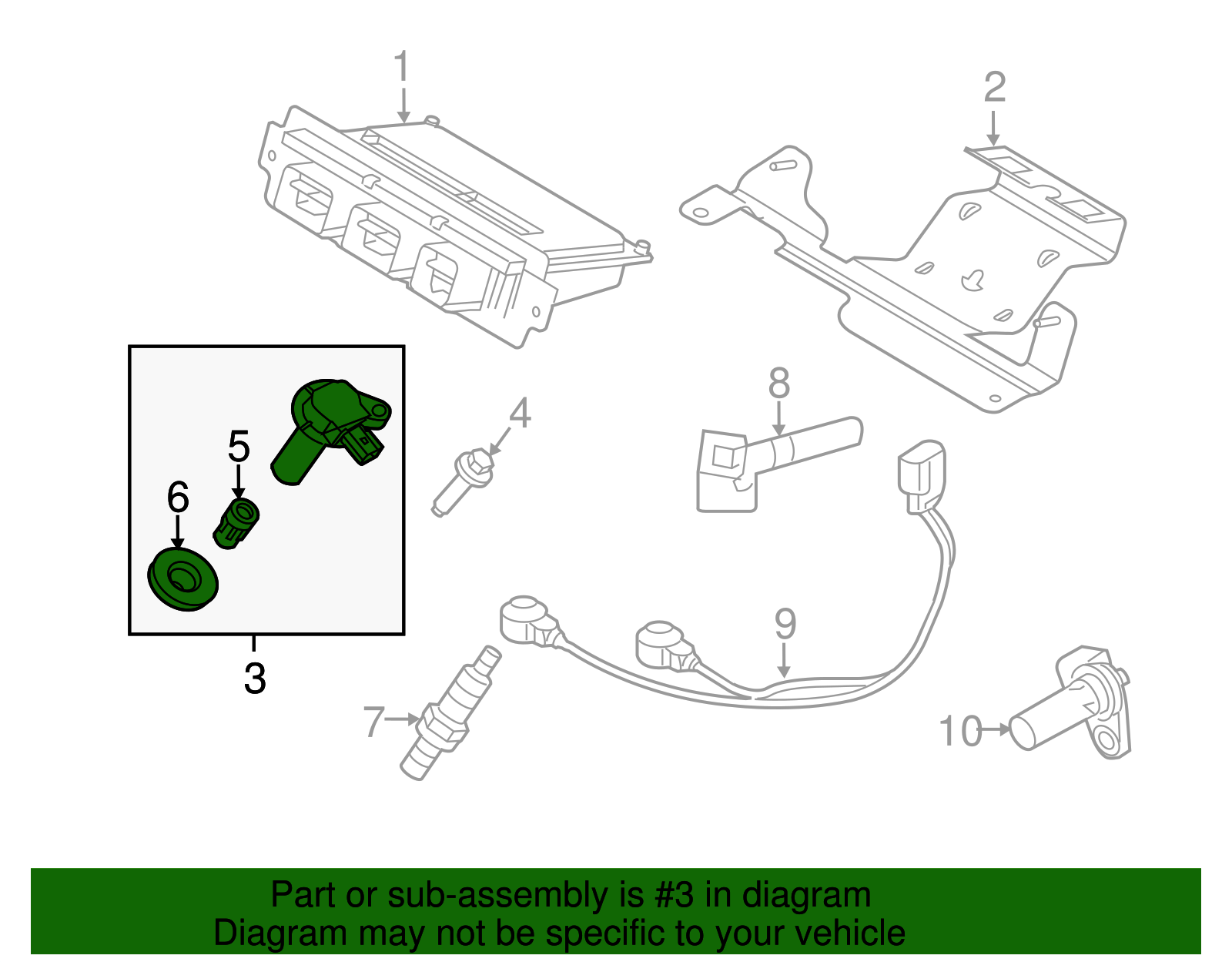 BL3Z-12029-C - Ignition Coil 2011-2024 Ford | Ford Parts Direct