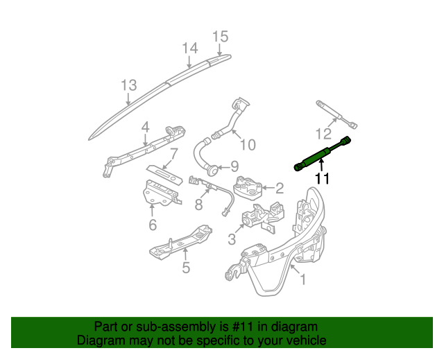Genuine BMW 54-37-7-128-764 | Hydraulic Cylinder | FREE Shipping on ...