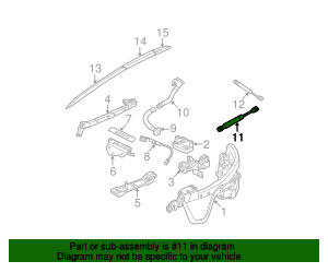 54377128764 - 2007-2020 BMW Hydraulic Cylinder (54-37-7-128-764) | BMW ...