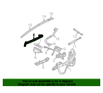 54375a19aa3 - 2007-2020 BMW Convertible Top Hinge (54-37-5-A19-AA3 ...