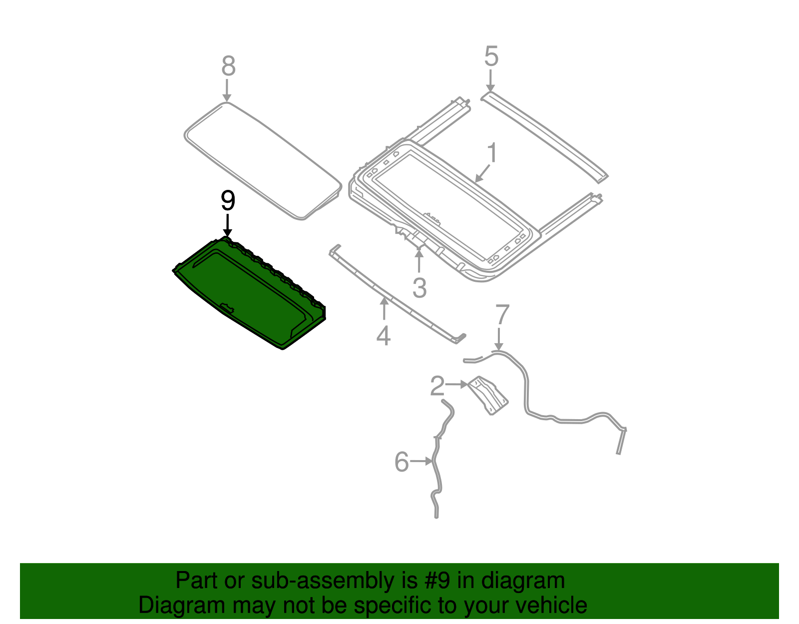 2008-2012 Nissan Pathfinder Sunshade 91250-EA50A | Boro Nissan Parts