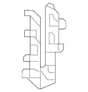 205-626-03-31 - Apron/Rail Assembly Upper Bracket 2017-2021 Mercedes ...