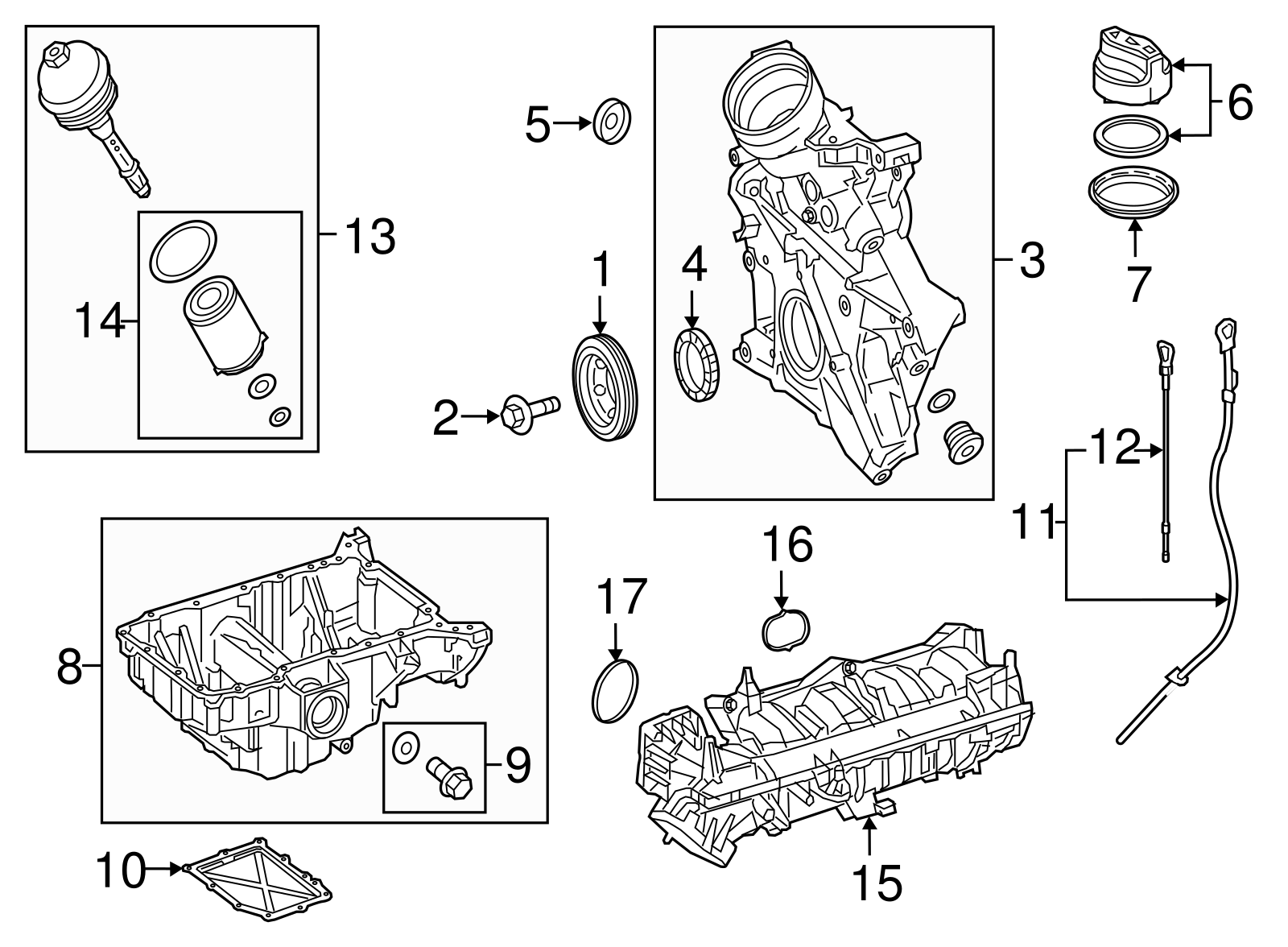 Oil Pan 274-010-88-15 | MB Online Parts