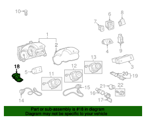 2009-2013 Toyota Matrix Socket 85530-12020-B0 | Toyota Parts Center