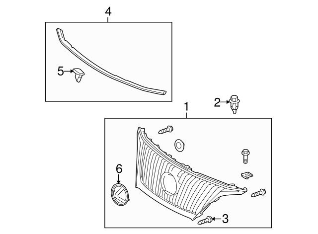 53395-0E010 - Hood Seal 2010-2012 Lexus | AutoNationParts.com