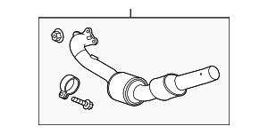 2012-2015 Chevrolet Camaro Catalytic Converter 19418959 | GMPartsDirect.com