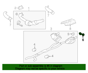 2010-2015 Chevrolet Camaro Exhaust Muffler Rear Hanger 92231199 ...