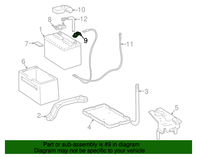 90982-06022 - Battery Cable Terminal End 1995-2004 Toyota | Ourisman ...