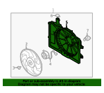 25350-F2000 - Fan Shroud 2019-2024 Kia Forte | Kia.Parts Store