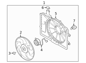 25380-M6000 - Fan Assembly 2019-2024 Kia Forte | Kia.Parts Store