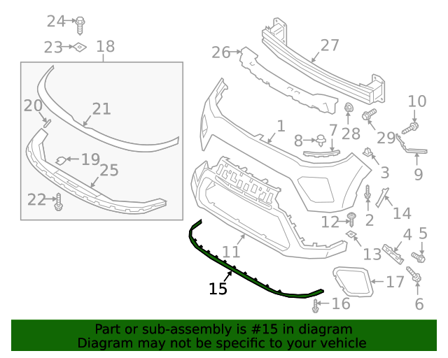2020-2022 Kia Soul Valance 86591-K0000 | OEM Parts Online
