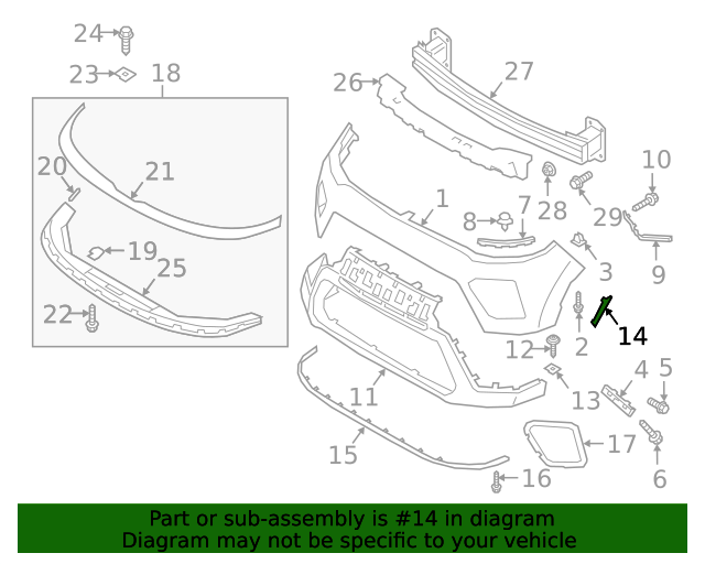 921A1-K0010 - Reflector 2020-2021 Kia Soul | Kia.Parts Store