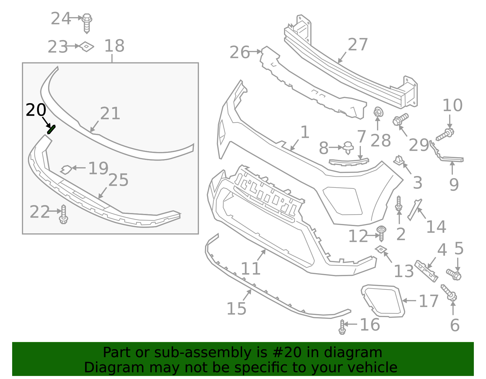 86364-K0000 - Upper Cover Strip 2020-2025 Kia Soul | Kia.Parts Store