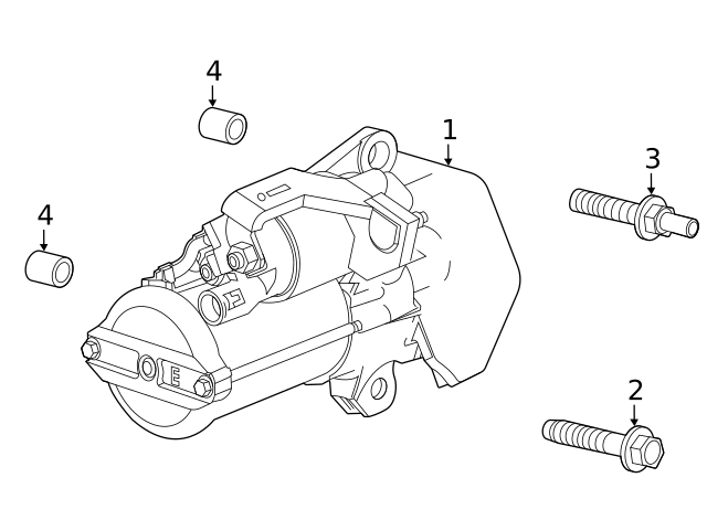 2020-2021 GM Starter Stud 11546892 | GMPartsDirect.com