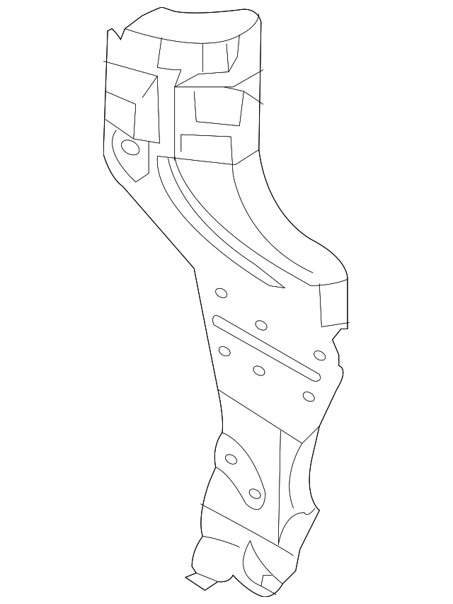 95332054 - Driver Side Front Engine Compartment Front Panel Support ...