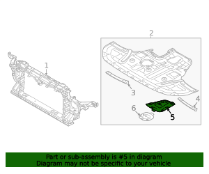 2021-2024 Kia K5 Bottom Panel 29133-L3000 | Kia Automotive Parts