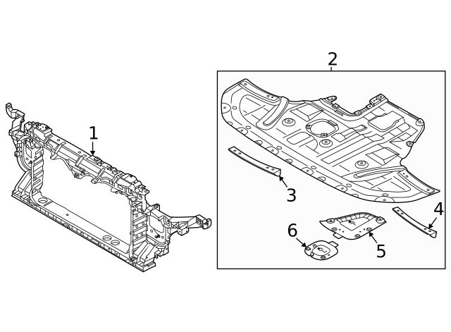 2020-2024 Kia Under Cover 29110-L3000 | OEM Parts Online