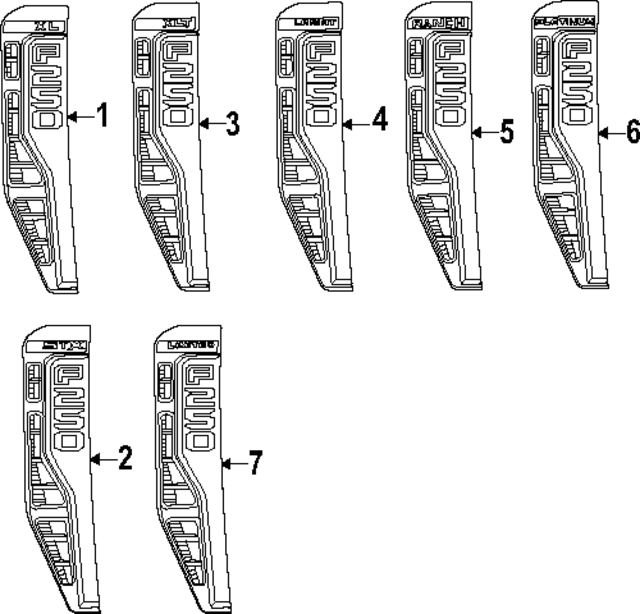 PC3Z-16720-AL - Nameplate 2023-2024 Ford F-250 Super Duty | AutoNation ...