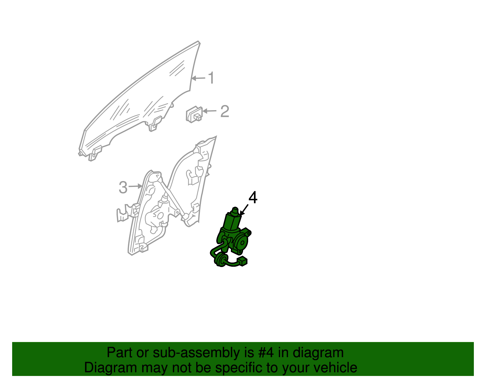 80730-CD00A - Power Window Motor 2003-2009 Nissan 350Z | AutoNation Parts