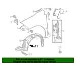 47749-08010 - Liner Extension Retainer - 2007-2021 Toyota | Sparks Parts