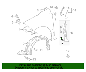2014-2022 Toyota Rear Seal Retainer 53857-12010 | Toyota Parts Center