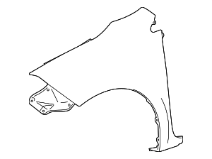 2014-2019 Toyota Corolla Fender 53801-02180 | Millennium Toyota Parts
