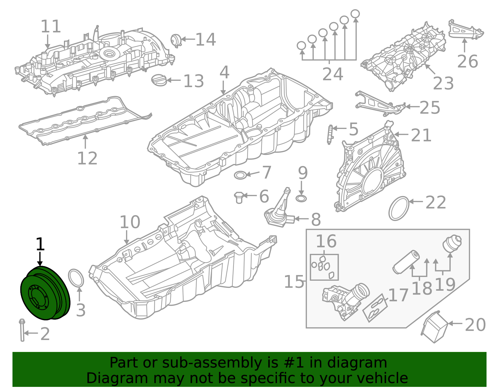 11-23-9-845-162 - Vibration damper 2020-2024 BMW | AutoNation Parts