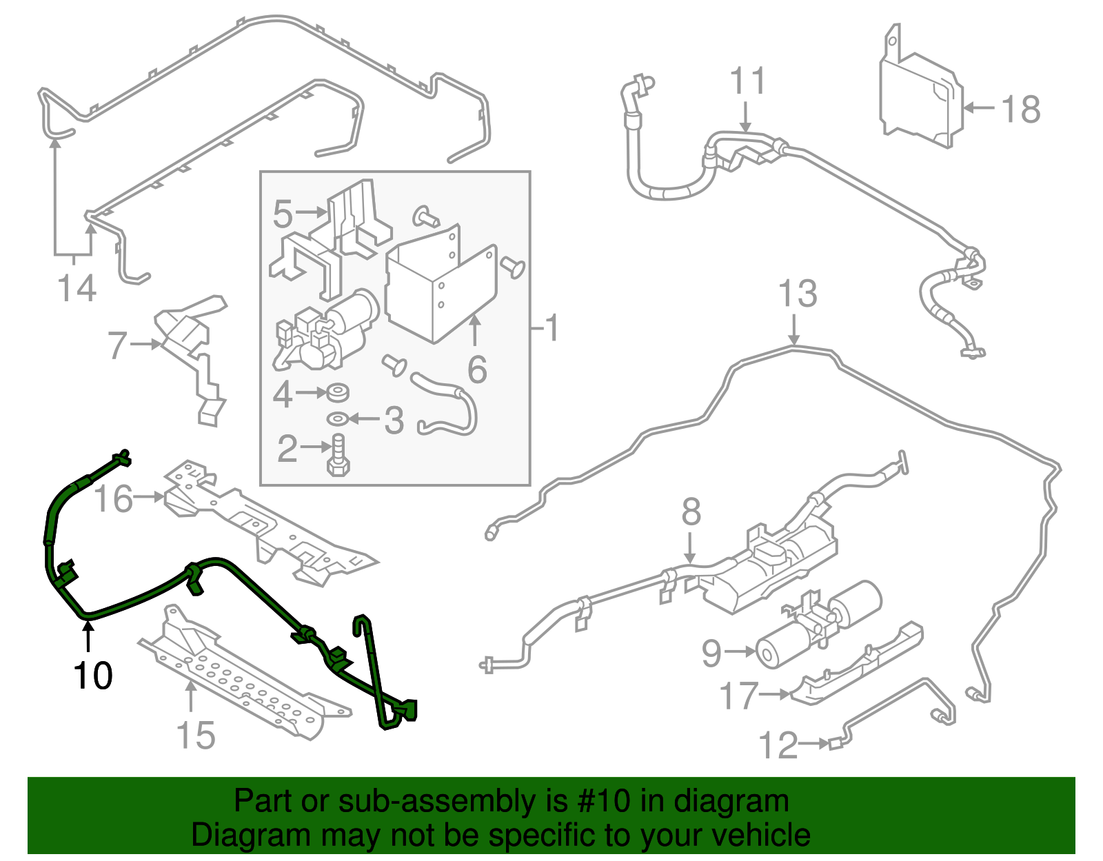 2011-2020 Infiniti Hose & Tube Assembly 52502-1LA0B | INFINITI OF WEST ...