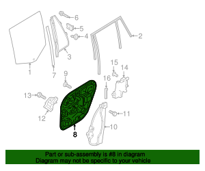 2016-2020 Volvo XC90 Door Panel Carrier 31349765 | TascaParts.com