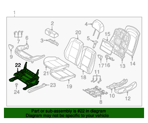 Genuine BMW 52-10-8-226-268 | Seat Adjuster | FREE Shipping on Most ...