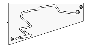 2020-2023 Mercedes-Benz Oil Feed Tube 167-500-31-01 | MB OEM Parts