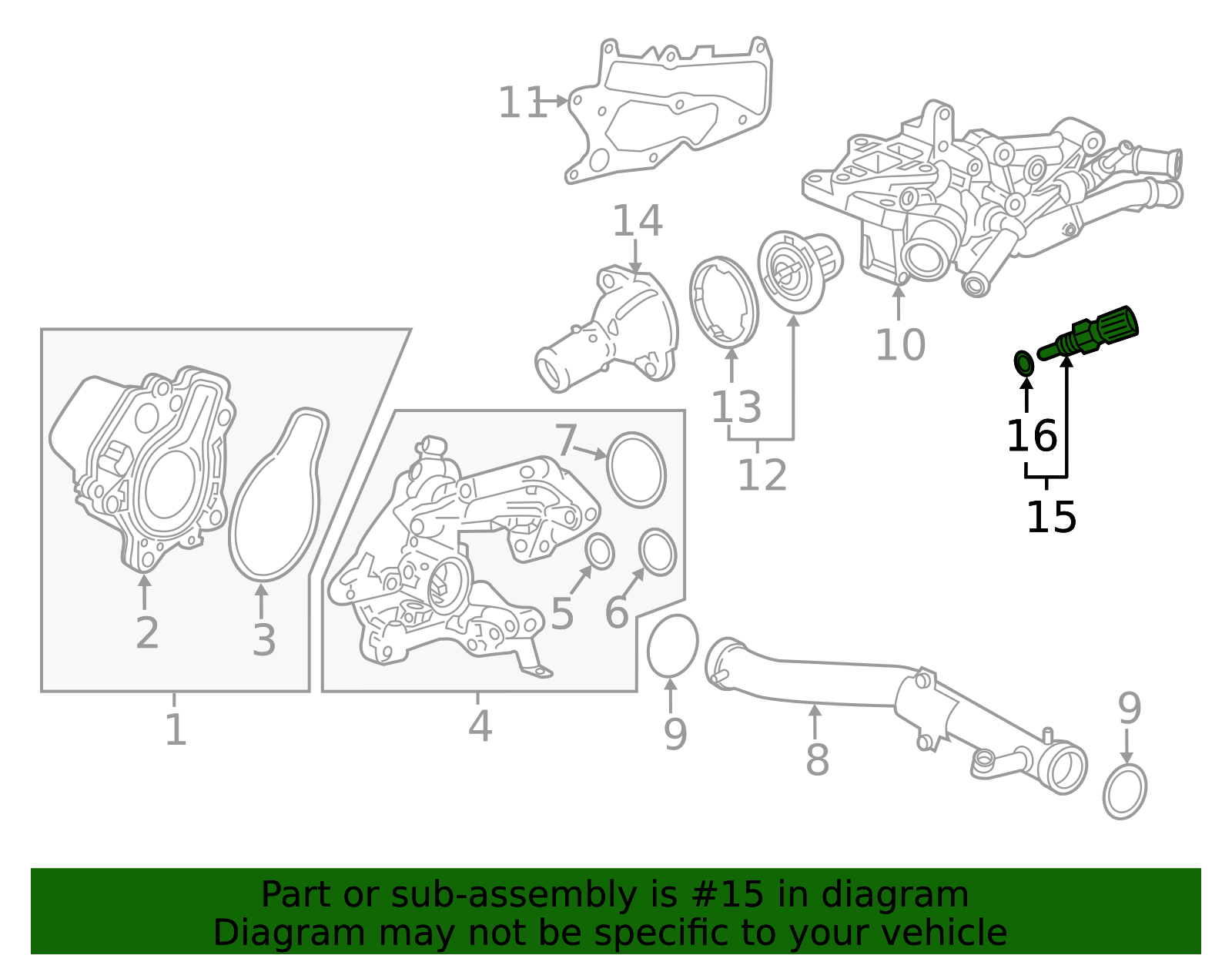 37870-RWC-A01 - Temp Sensor 2007-2025 Honda | Honda Parts Online