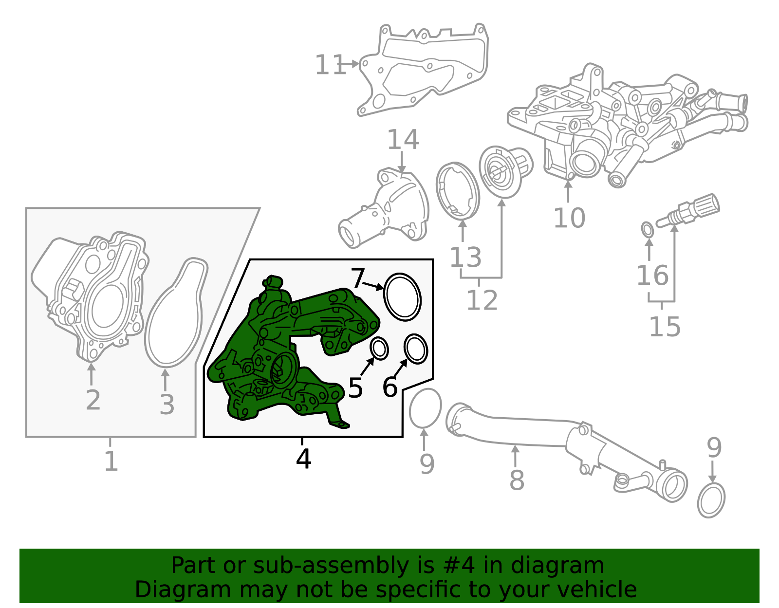 19410-5K0-A00 - Water Manifold 2014-2022 Honda | Honda Parts Online